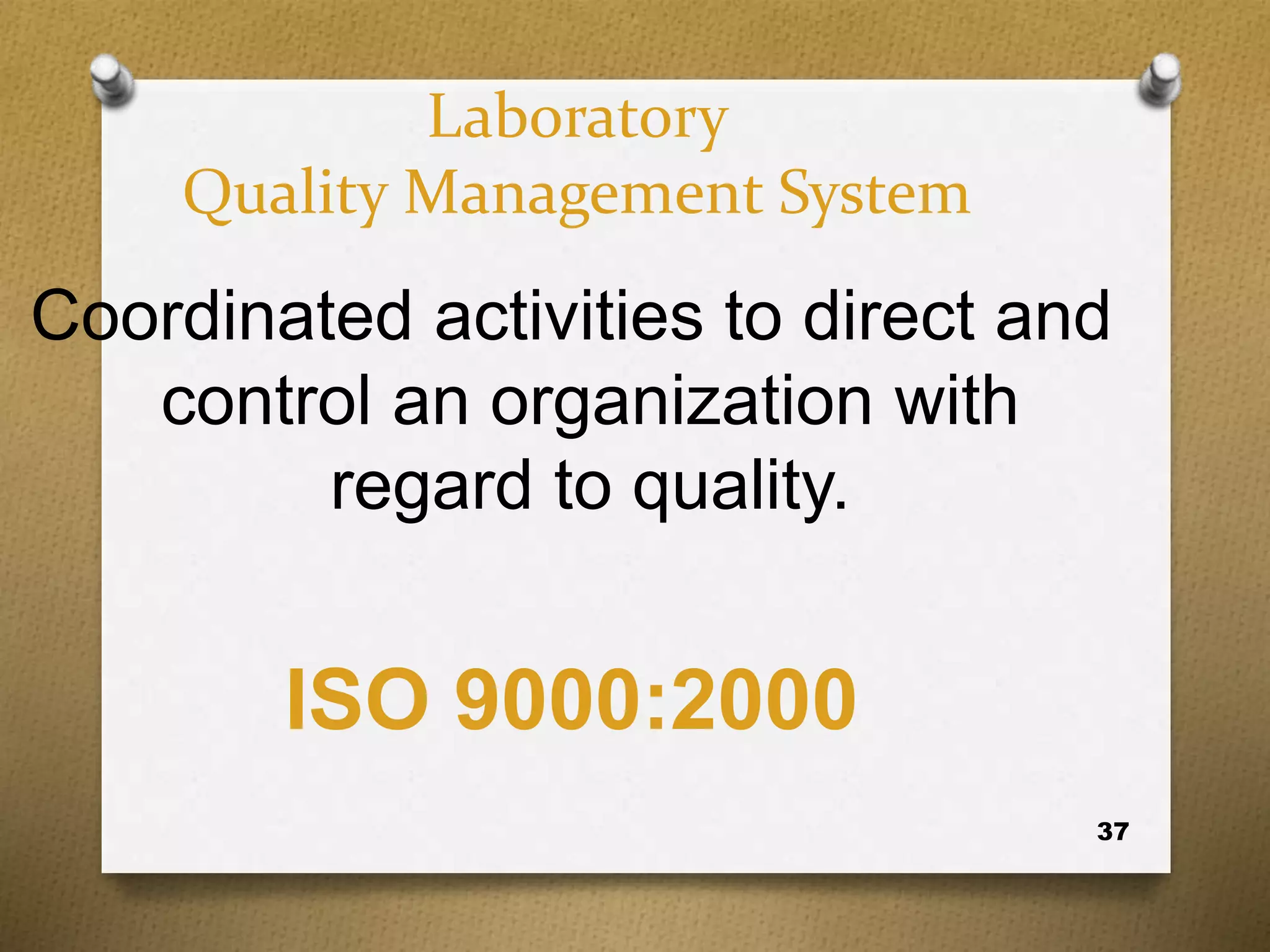 Laboratory quality management notes | PPT