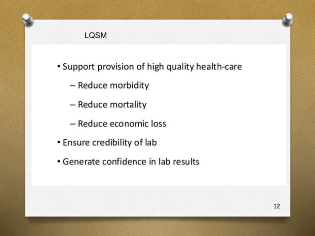 Laboratory quality management notes | PPT