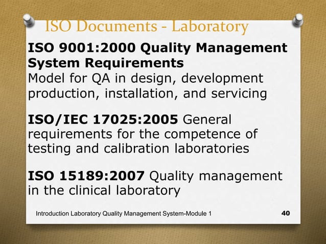 Laboratory quality management notes | PPT