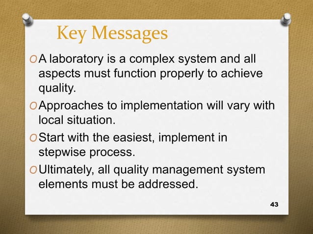 Laboratory quality management notes | PPT