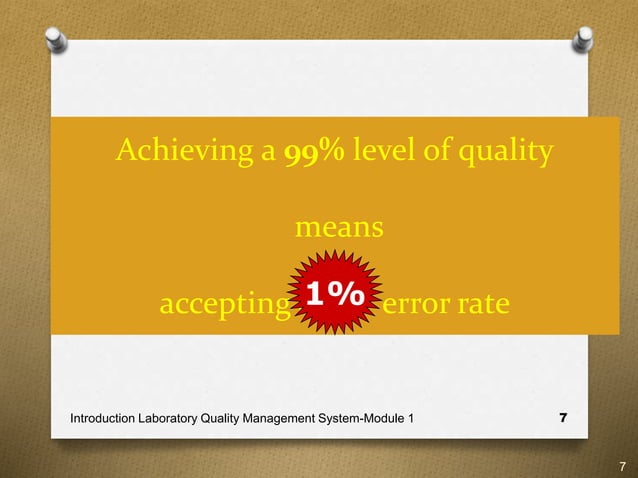 Laboratory quality management notes | PPT