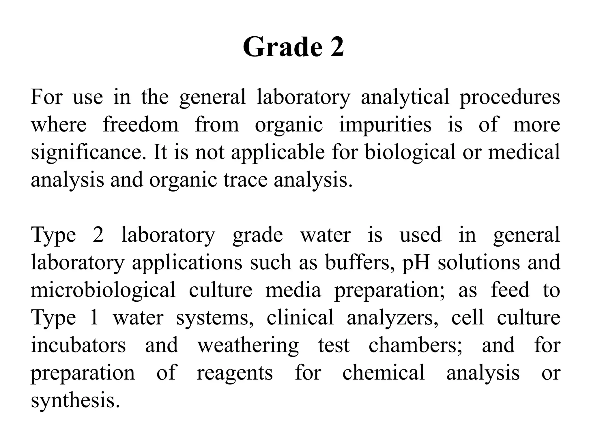Laboratory reagent water | PPTX