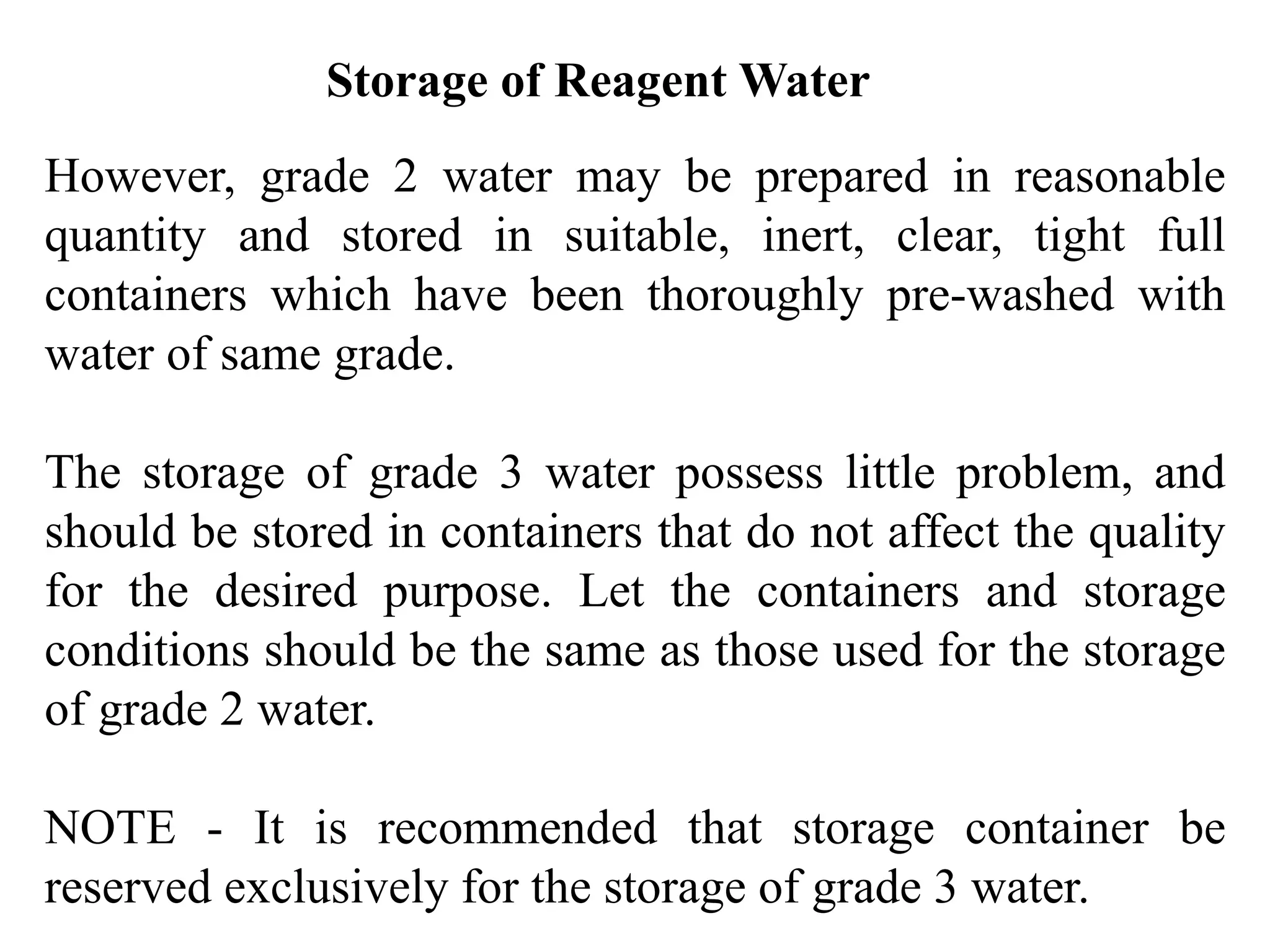 Laboratory reagent water | PPTX