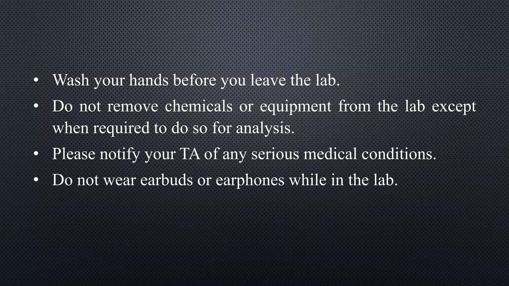 Laboratory rules and safety | PPTX