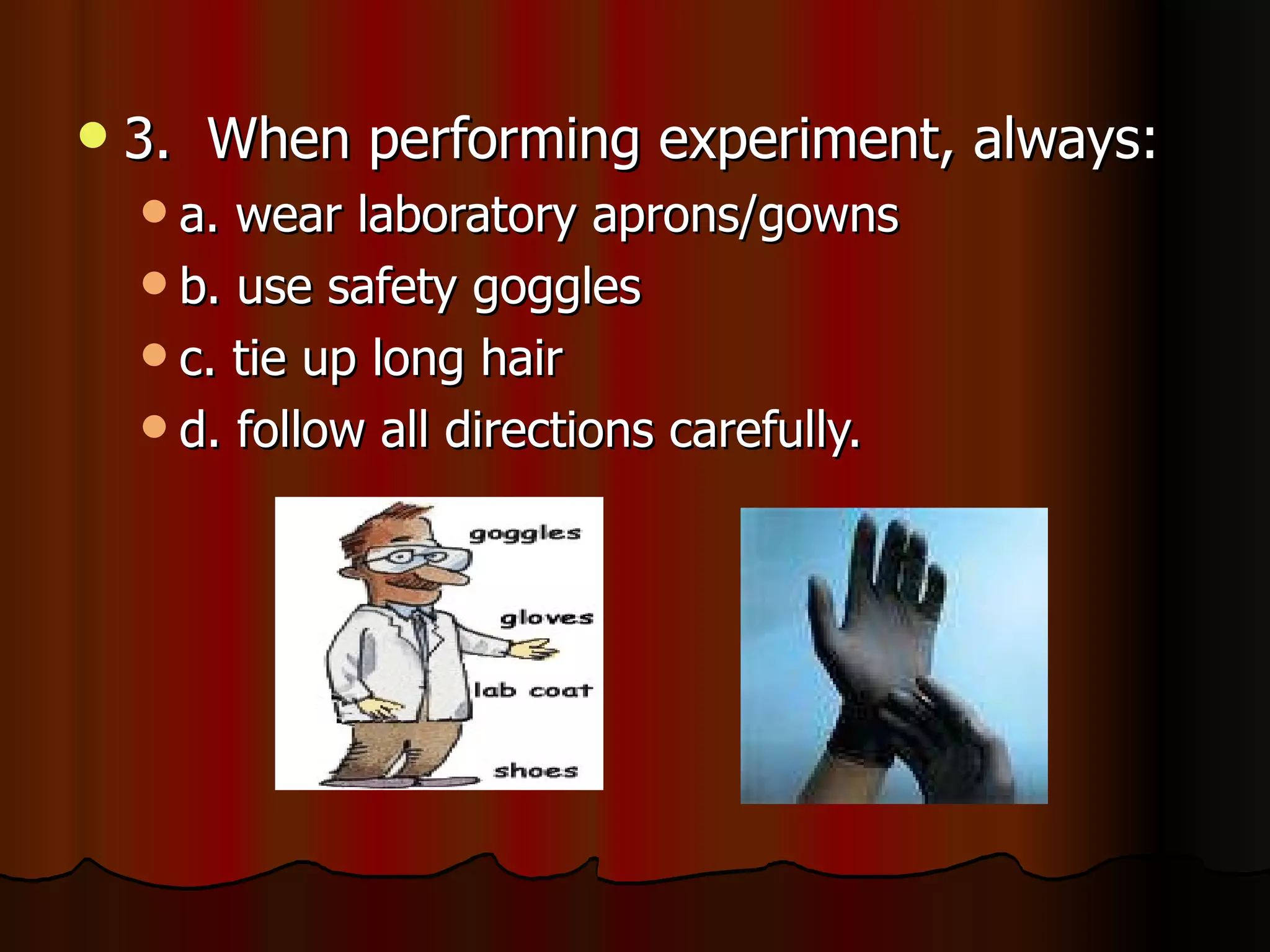 Laboratory Rules And Safety Guidelines For Students | PPS | Chemistry ...