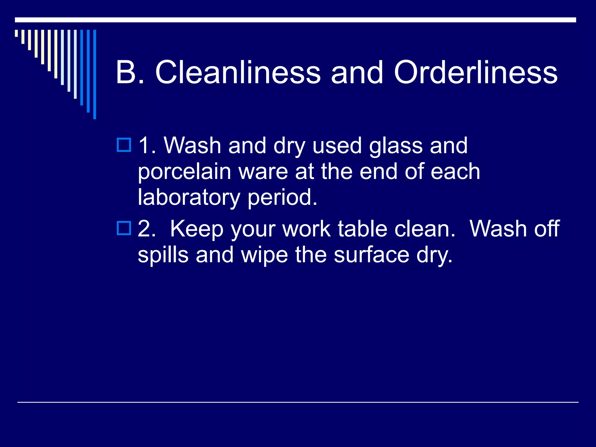 Laboratory Rules And Safety Guidelines For Students | PPS