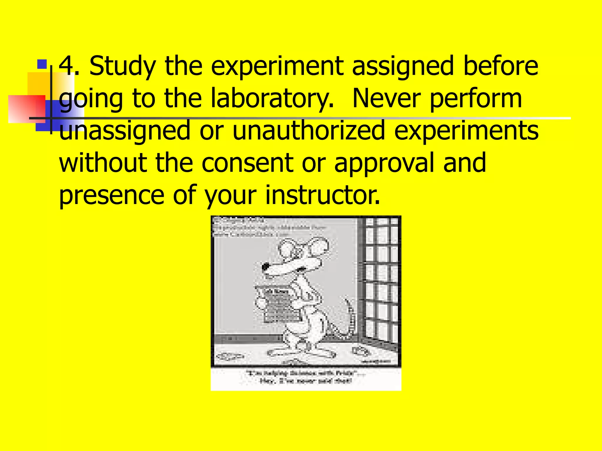 Laboratory Rules And Safety Guidelines For Students | PPS