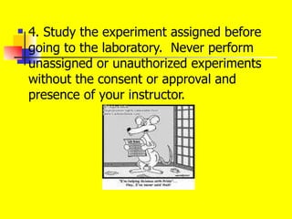 Laboratory Rules And Safety Guidelines For Students | PPS