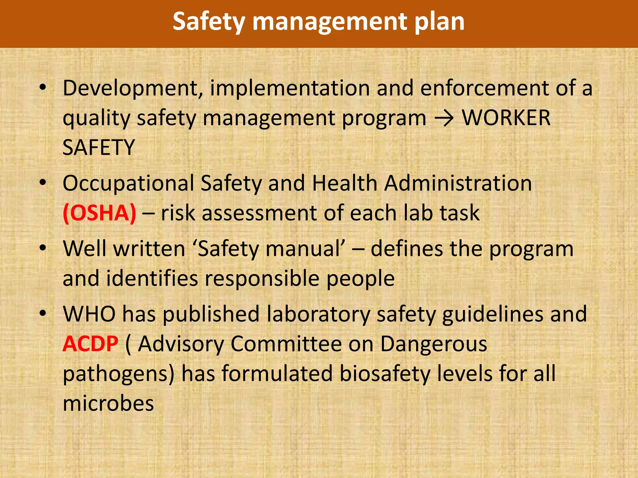 Laboratory safety | PPTX