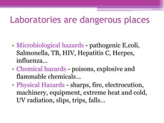 Laboratory safety | PPTX