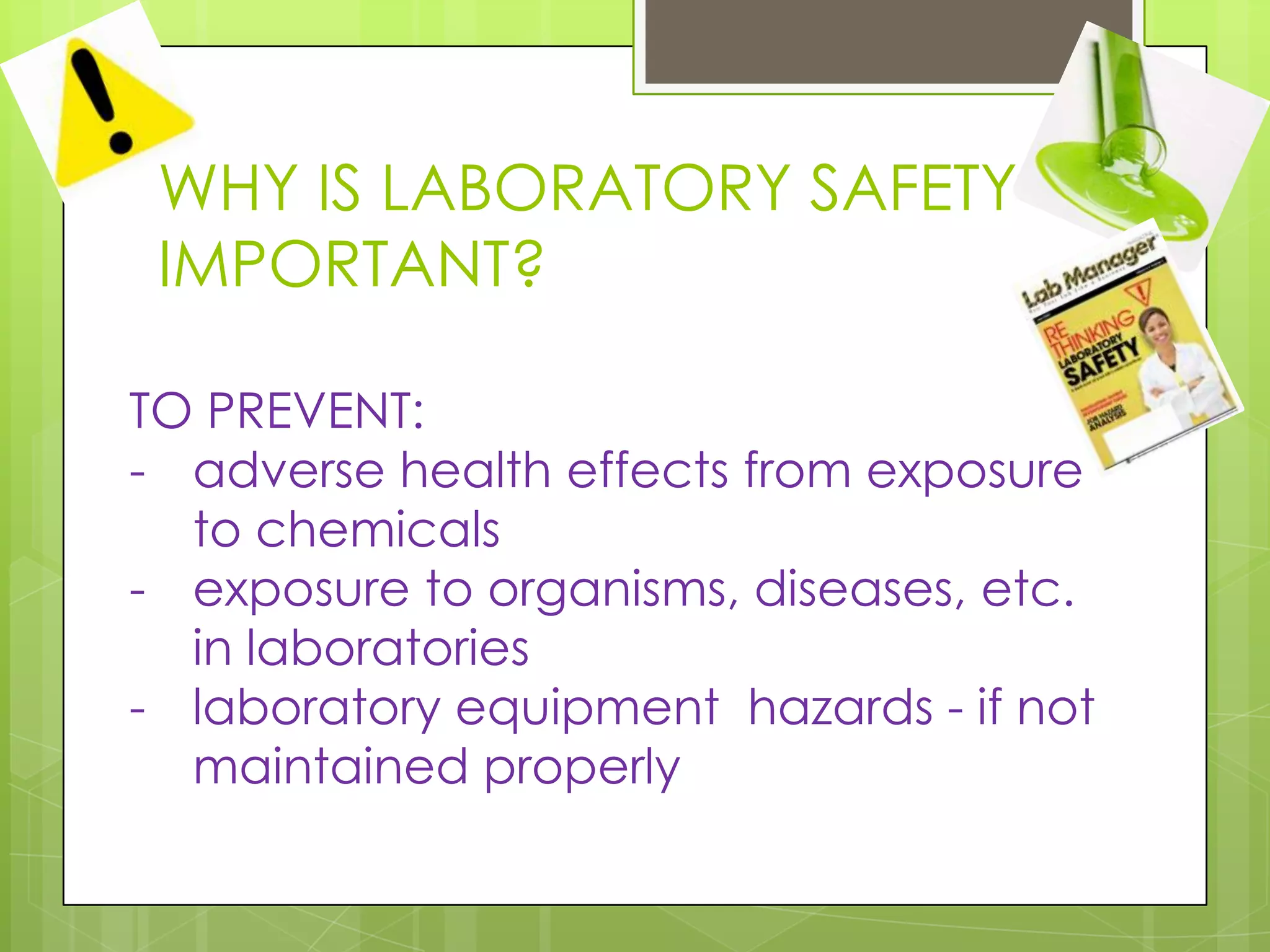 Laboratory safety randi hansen | PPTX