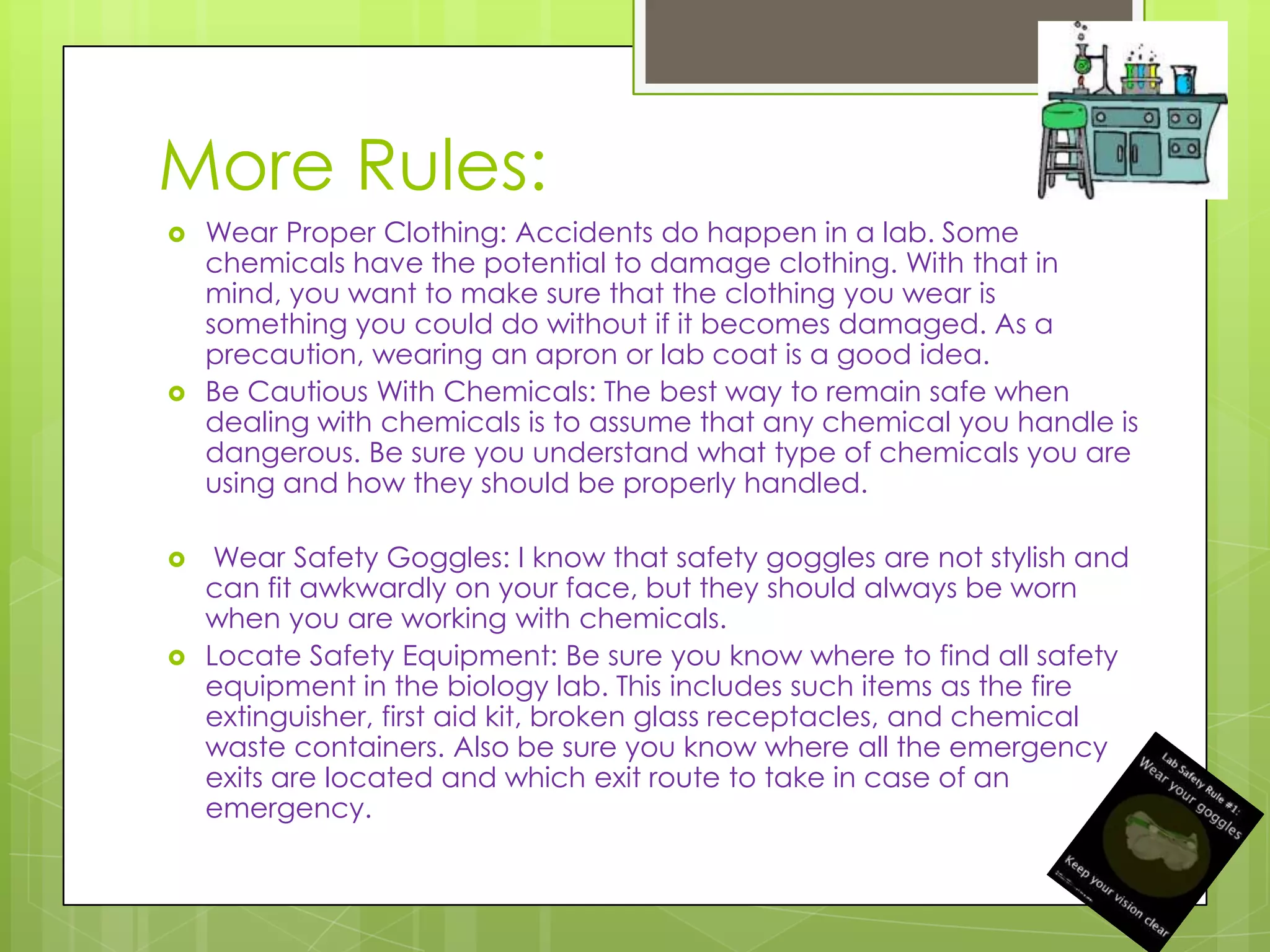 Laboratory safety randi hansen | PPTX | First Aid | Injuries