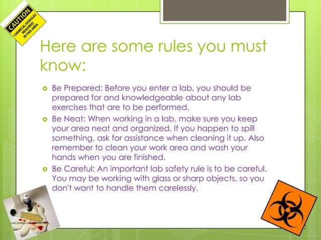 Laboratory safety randi hansen | PPTX | First Aid | Injuries