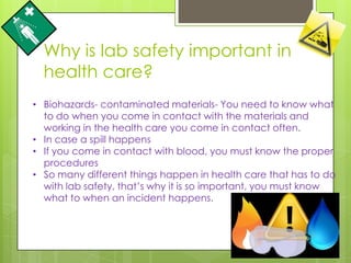 Laboratory safety randi hansen | PPTX | First Aid | Injuries