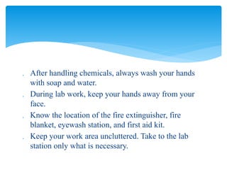 LABORATORY SAFETY AND FIRST AID lab.pptx