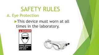 Laboratory safety and regulations | PPTX