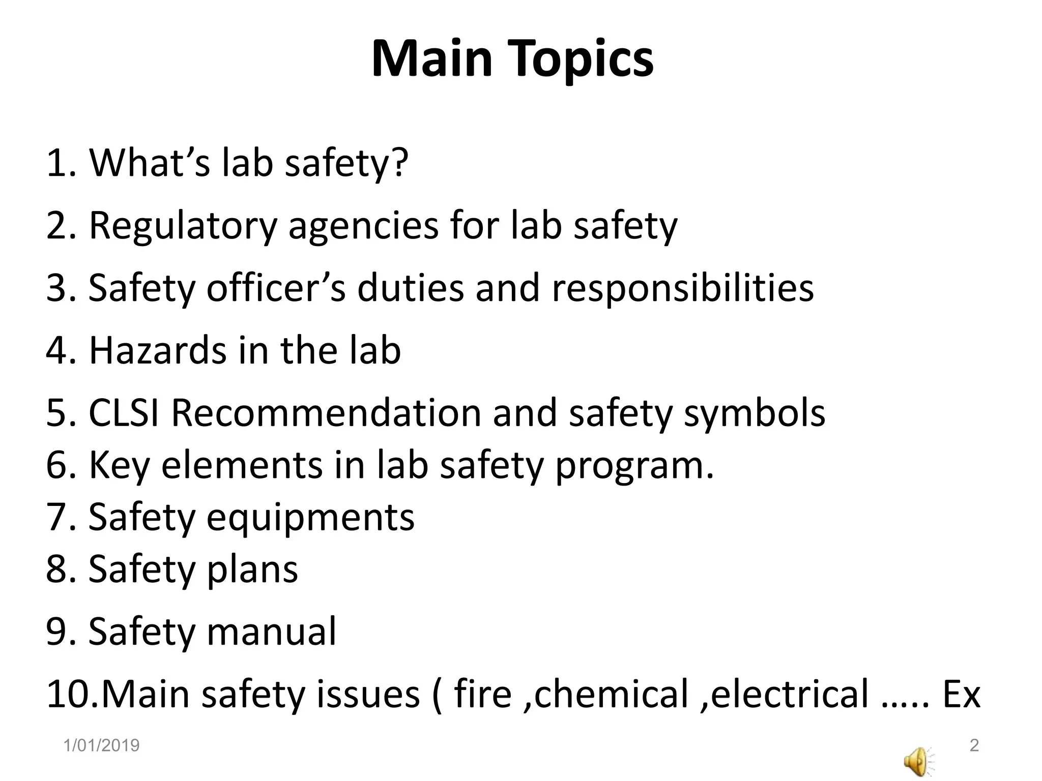 Laboratory safety by dr mahmoud ismail | PPTX