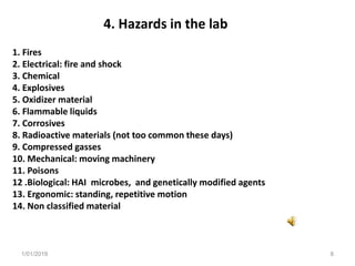 Laboratory safety by dr mahmoud ismail | PPTX