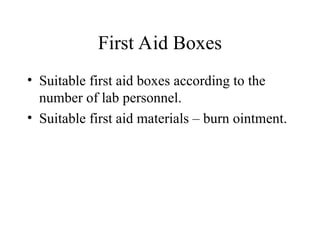 Laboratory important safety equipment .ppt