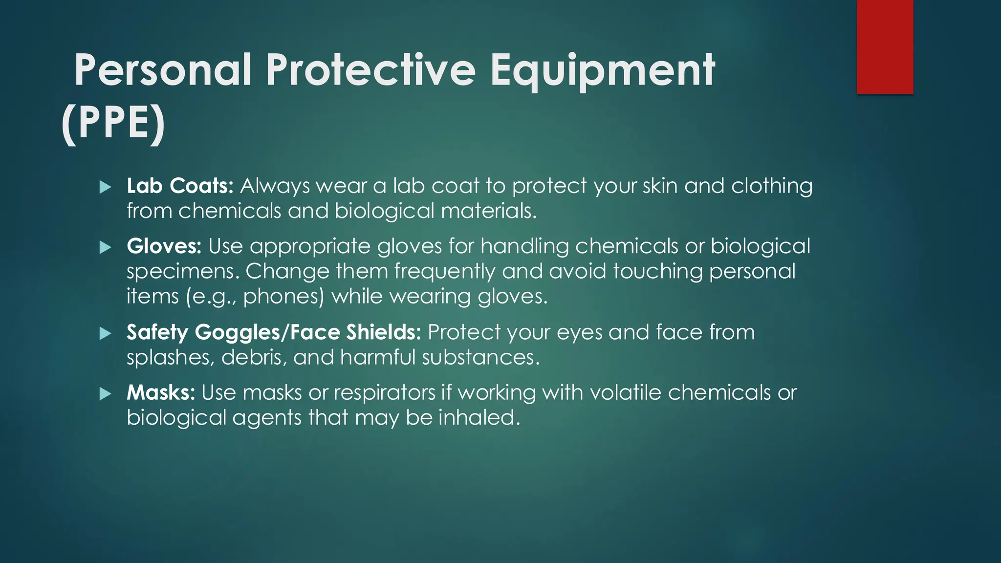 LABORATORY SAFETY GUIDELINES AND PPE USES.pdf