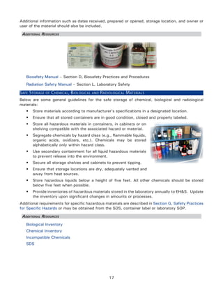 Laboratory safety manual fantastic | PDF