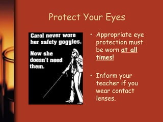 Lab Safety PPT | PPT