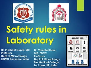 Safety rules in clinical or research laboratory | PPT