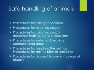 Safety rules in clinical or research laboratory | PPT