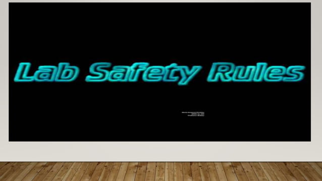 Laboratory Safety Rules ppt.pptx