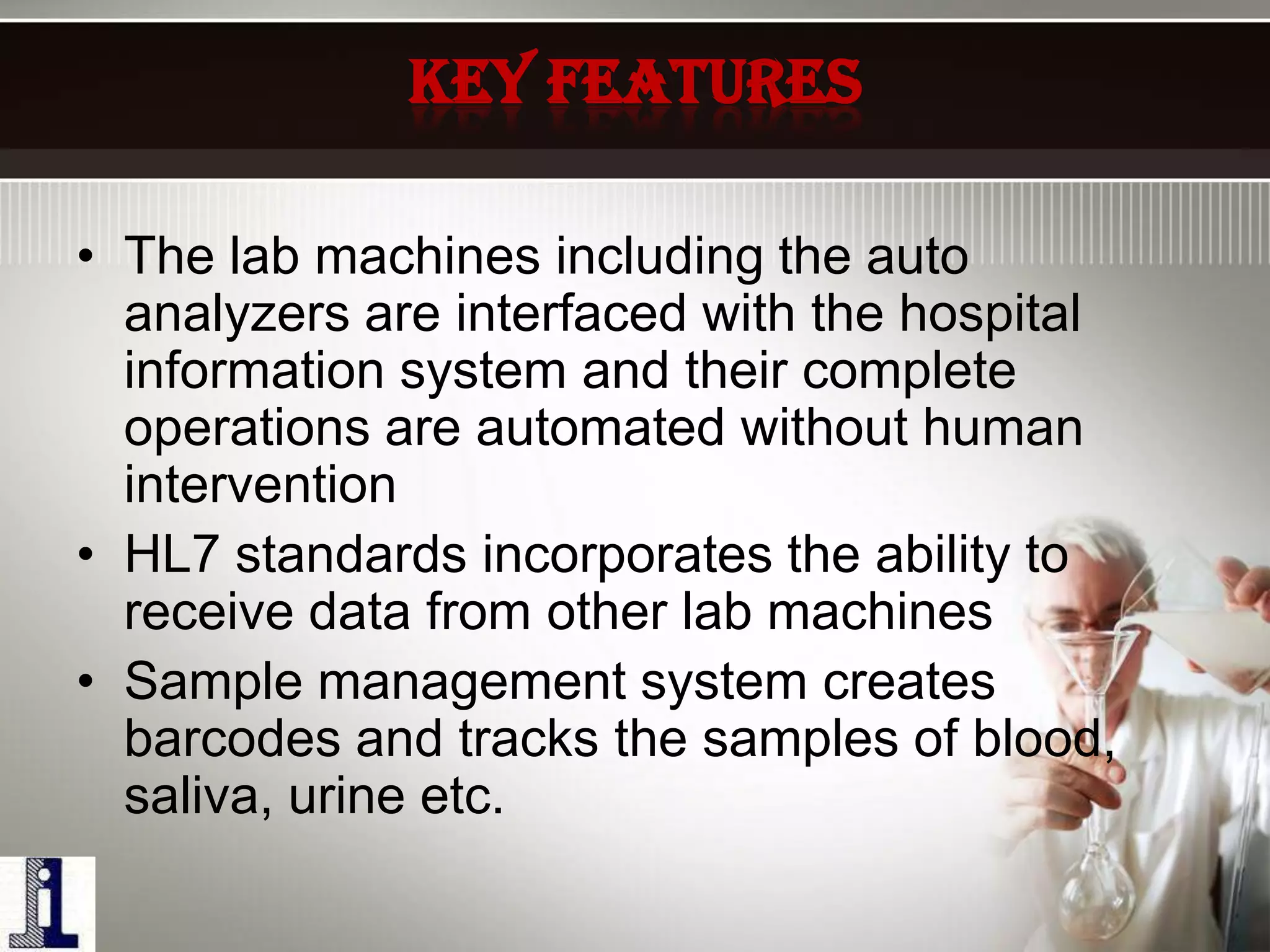 Laboratory services in hospital by ihmr b | PPTX