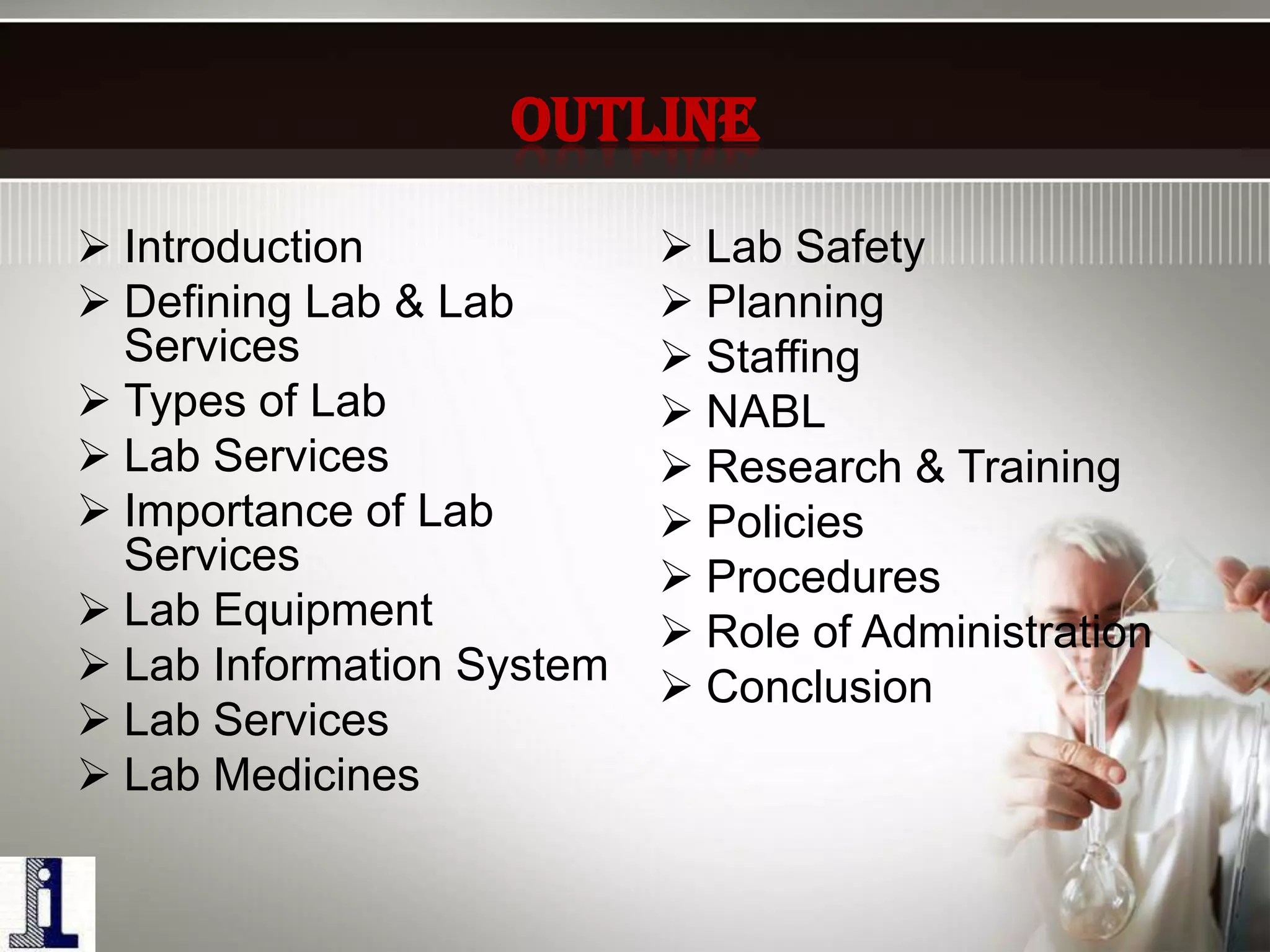 Laboratory services in hospital by ihmr b | PPTX