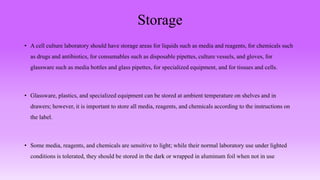 LABORATORY SETUP OF A CELL CULTURE LAB | PPTX