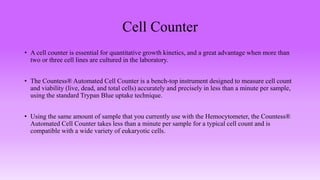 LABORATORY SETUP OF A CELL CULTURE LAB | PPTX