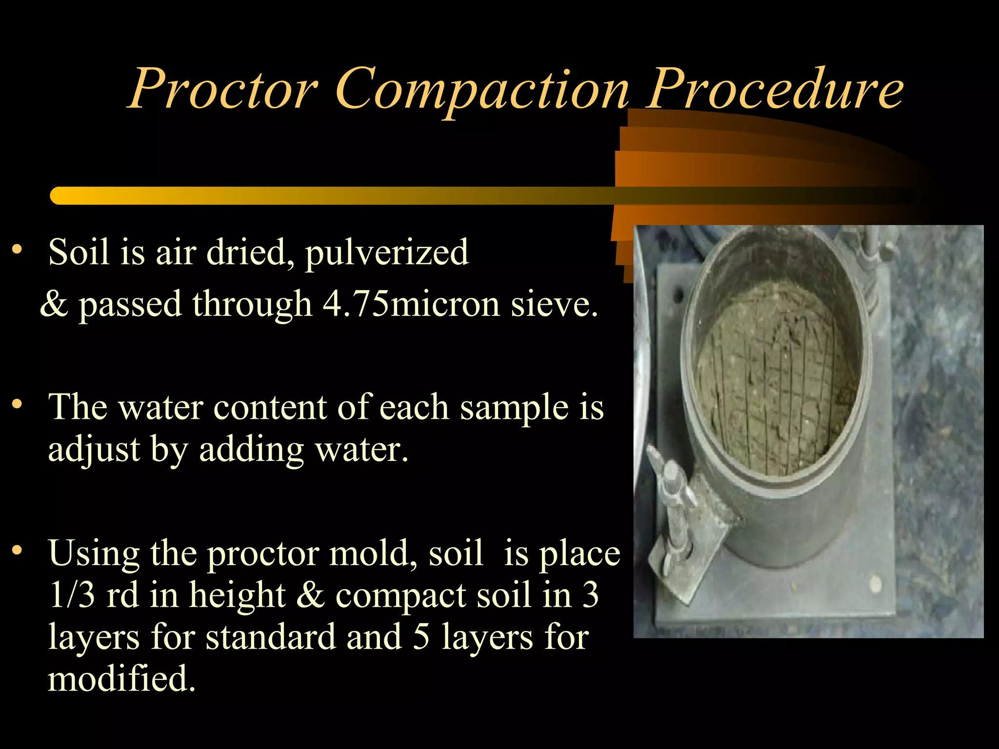 Laboratory soil compaction test | PPT