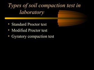 Laboratory soil compaction test | PPT