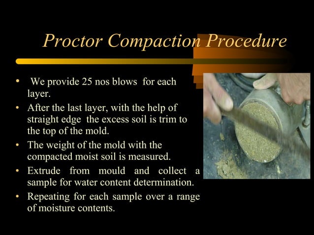 Laboratory soil compaction test | PPT