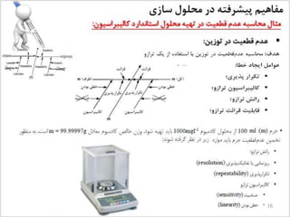 Uncertainty in Chemical Analysis (Laboratory solution) | PPTX
