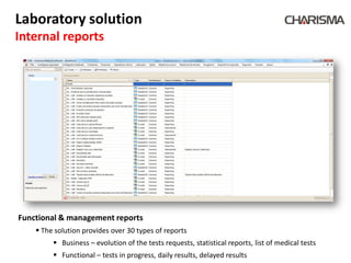 Medical laboratory software | PPT
