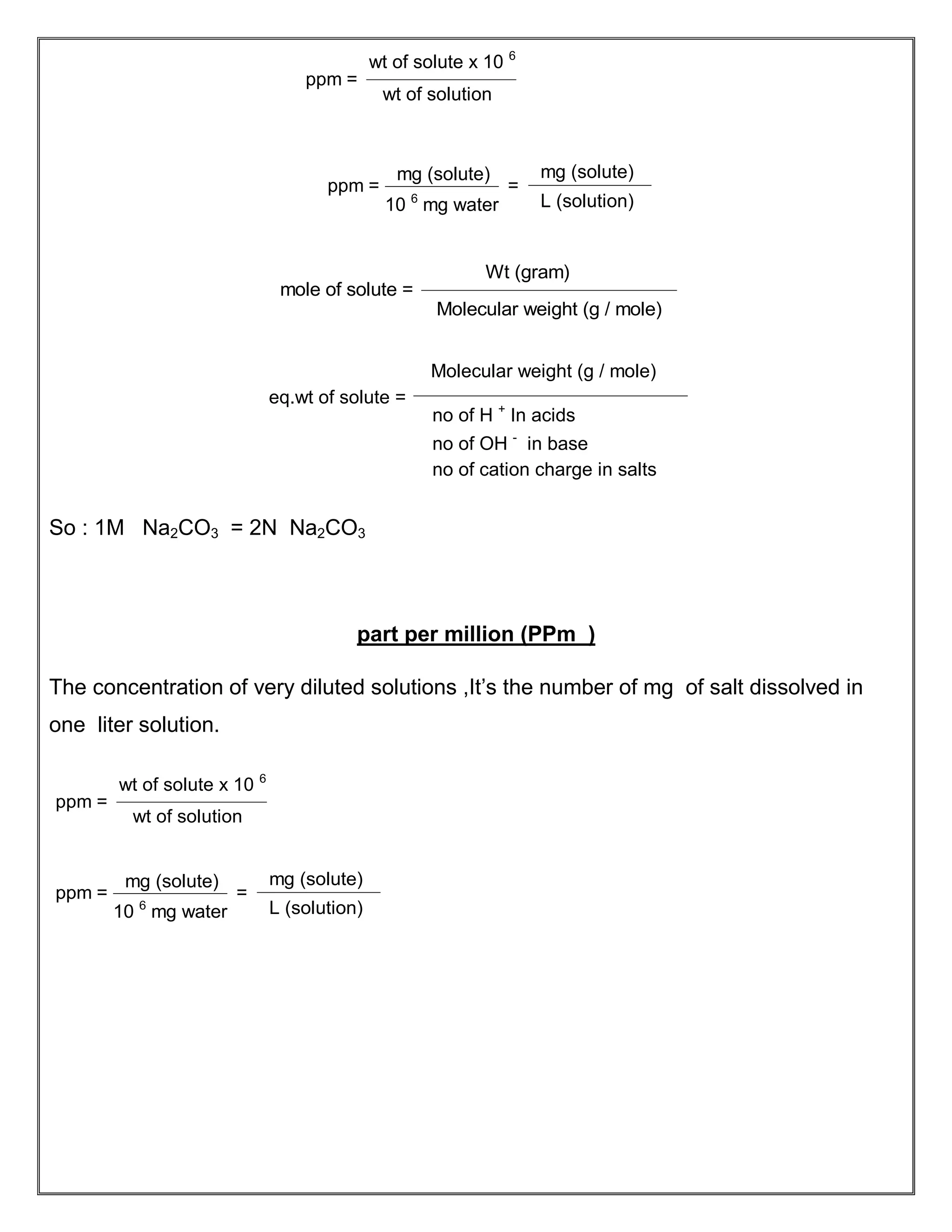 Laboratory solution preparation by Farhang Hamid | PDF
