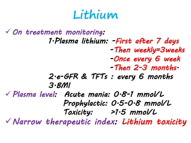 Laboratory tests in psychiatry