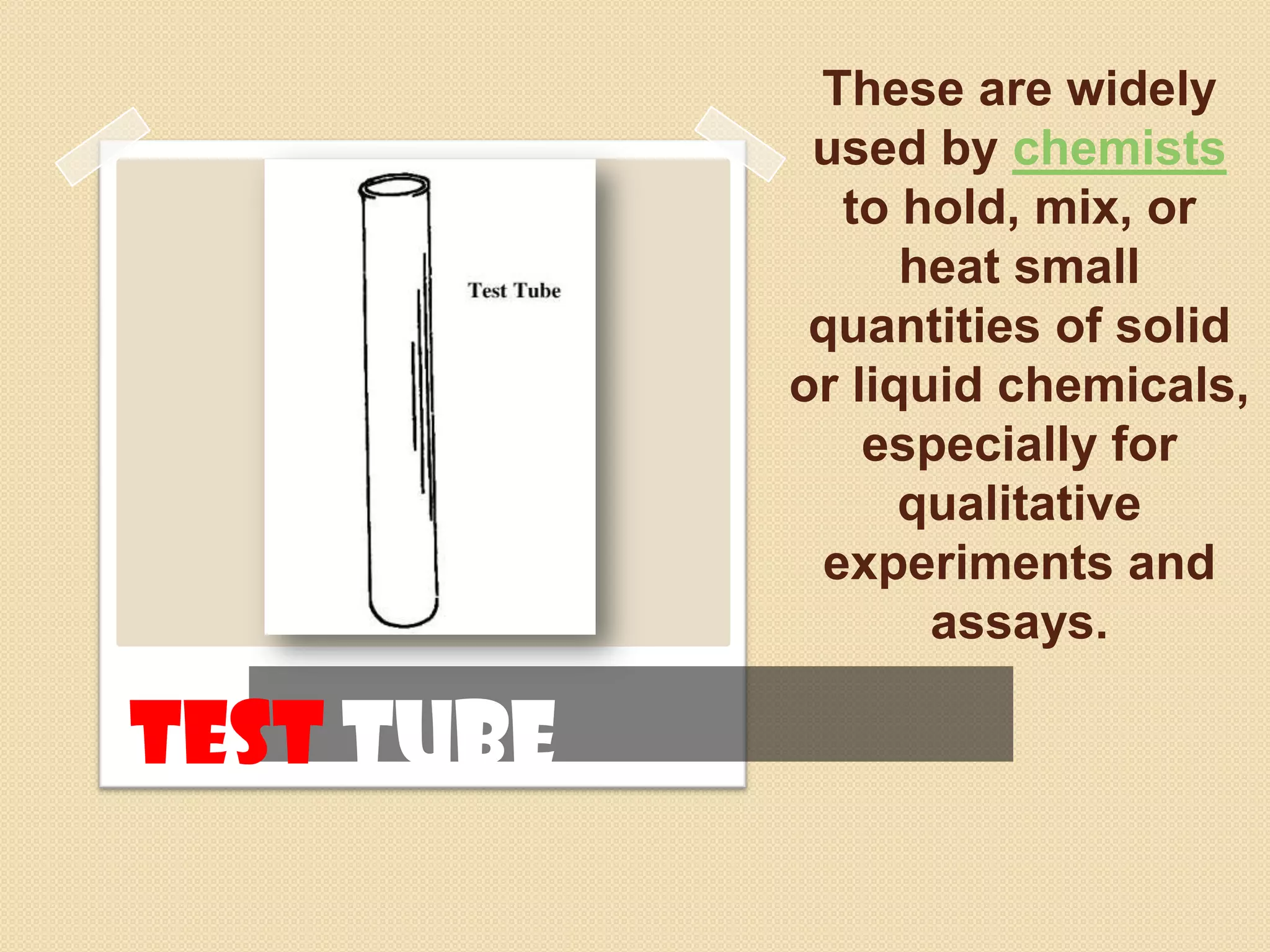 Laboratory tools and equipment | PPTX