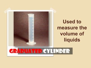 Laboratory tools and equipment | PPTX