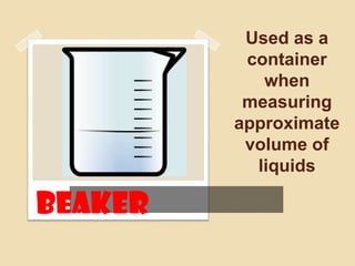 Laboratory tools and equipment | PPTX