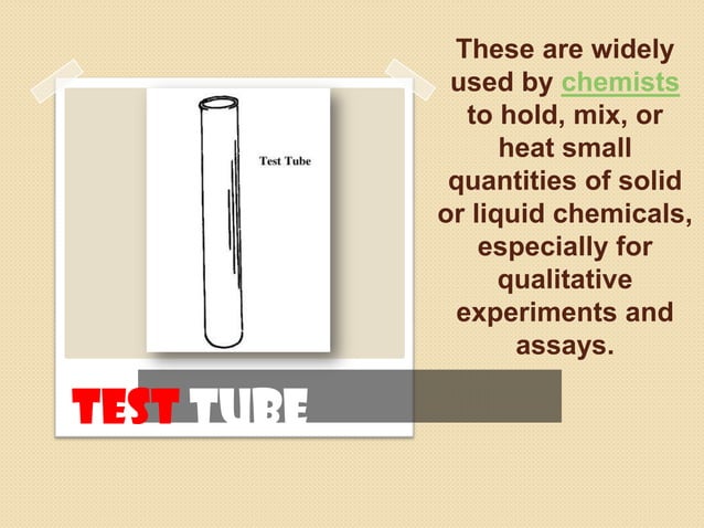 Laboratory tools and equipment | PPTX | Chemistry | Science