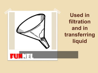 Laboratory tools and equipment | PPTX