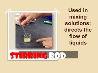 Laboratory tools and equipment | PPTX