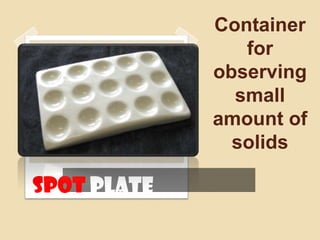 Laboratory tools and equipment | PPTX