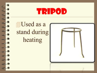 Laboratory tools and equipment | PPTX