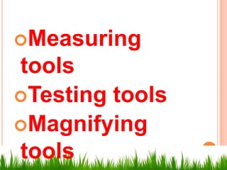 Laboratory tools and equipment | PPTX