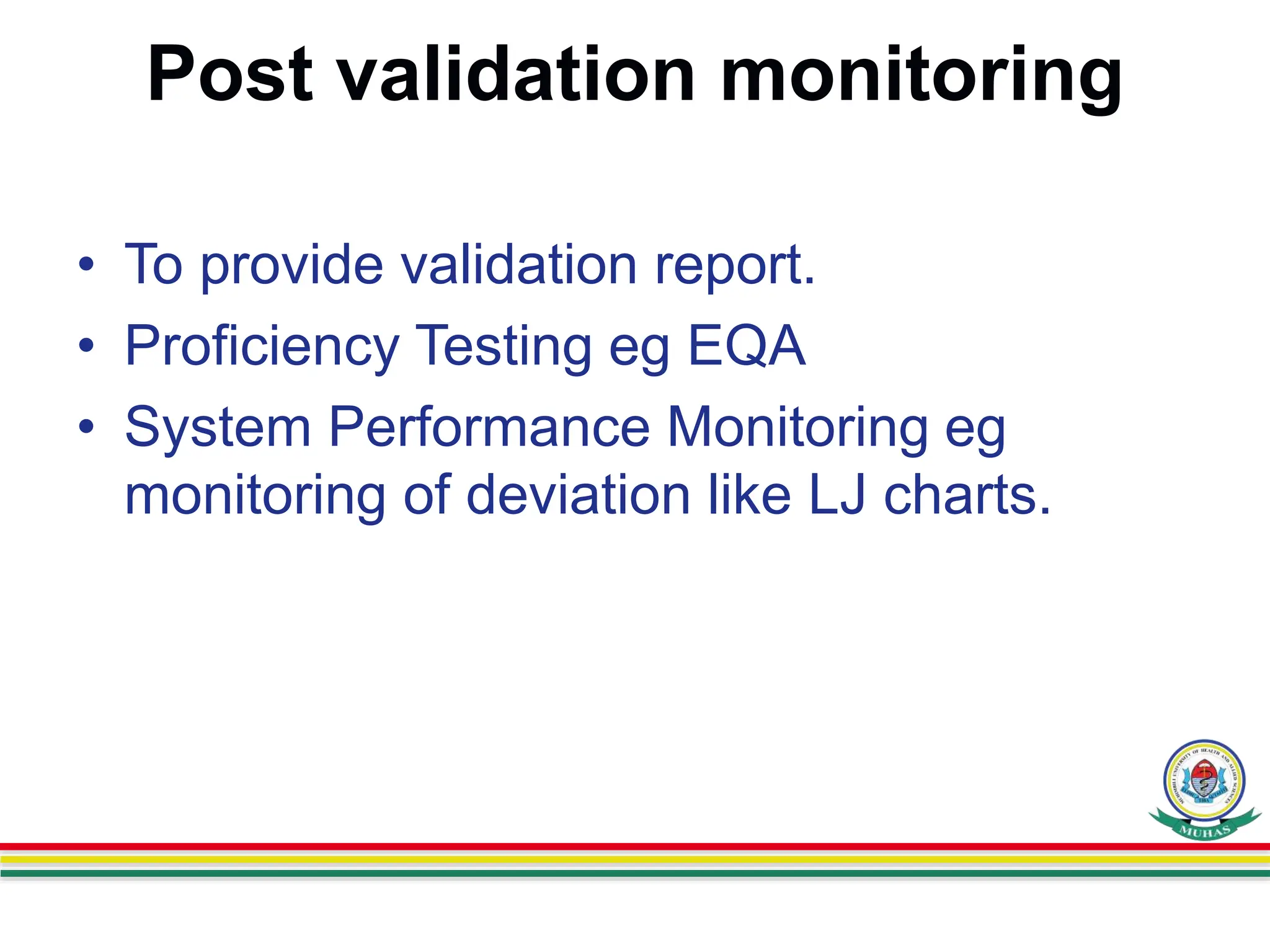 Laboratory Validation Methods system pptx | PPTX